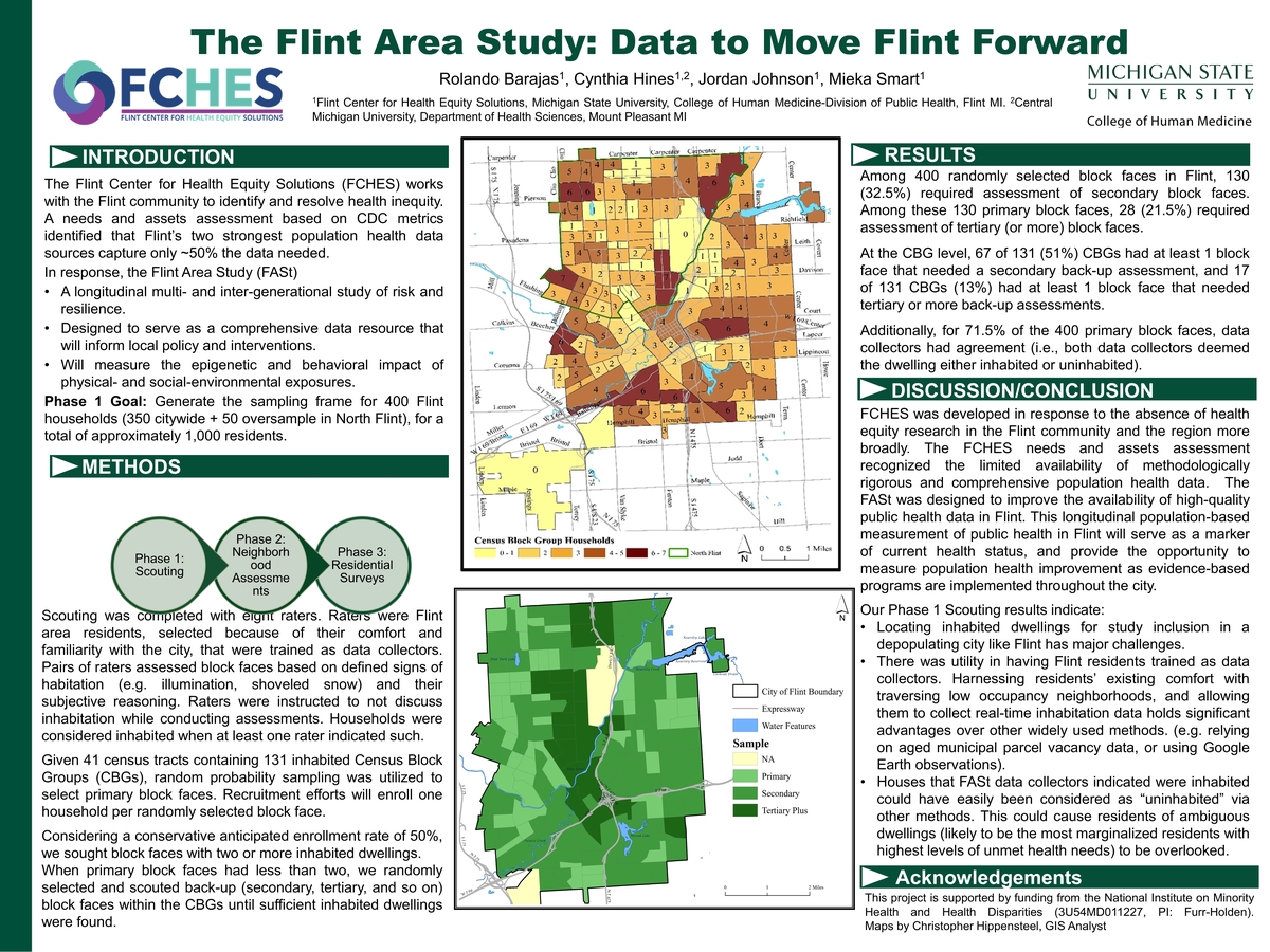 The Flint Area Study: Data to Move Flint Forward – FCHES